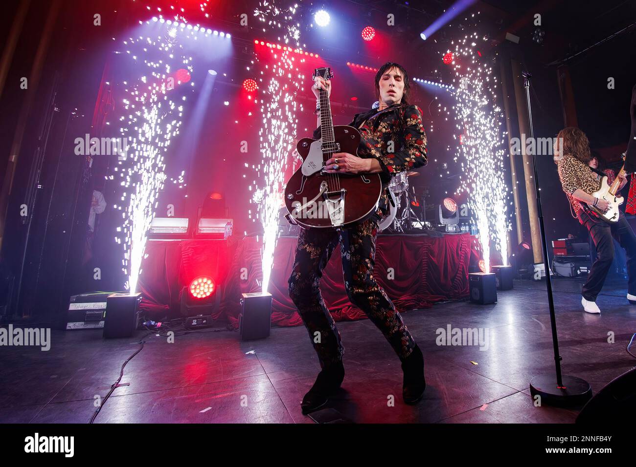 BARCELONA - FEB 15: Palaye Royale (band) on stage at Apolo stage on ...