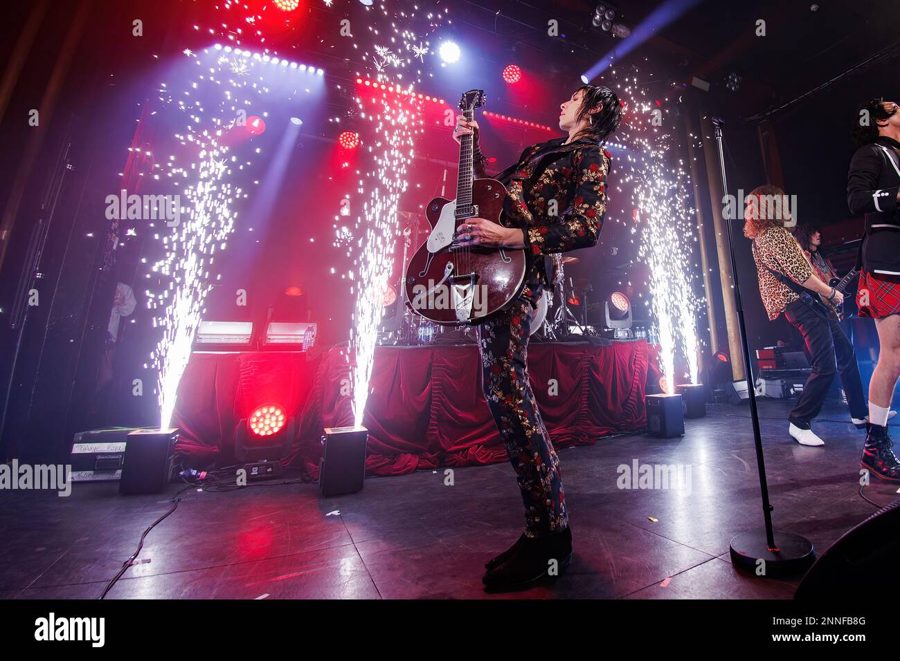 BARCELONA - FEB 15: Palaye Royale (band) on stage at Apolo stage on ...