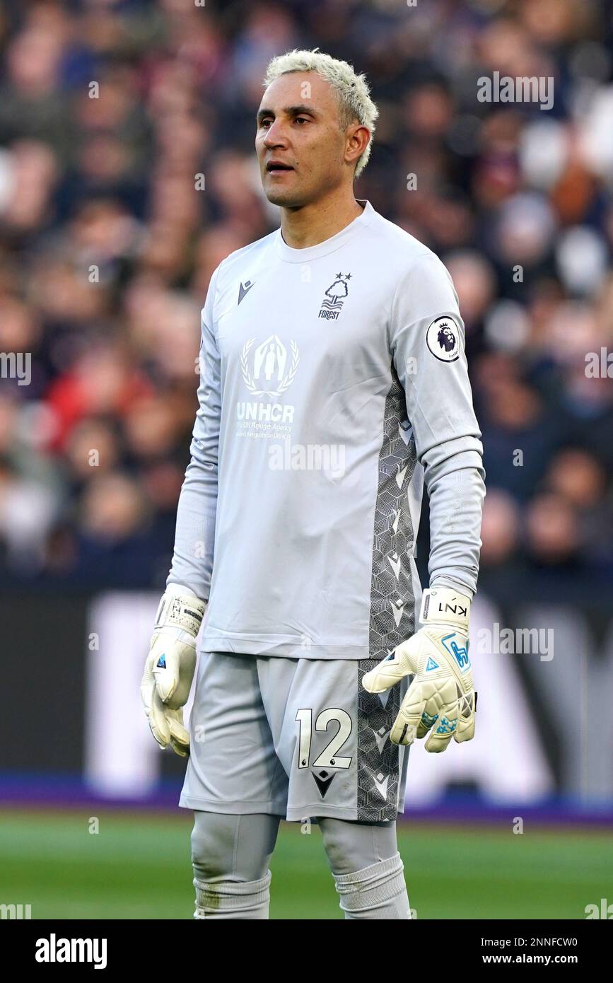 Nottingham Forest's goalkeeper Keylor Navas during the Premier League ...