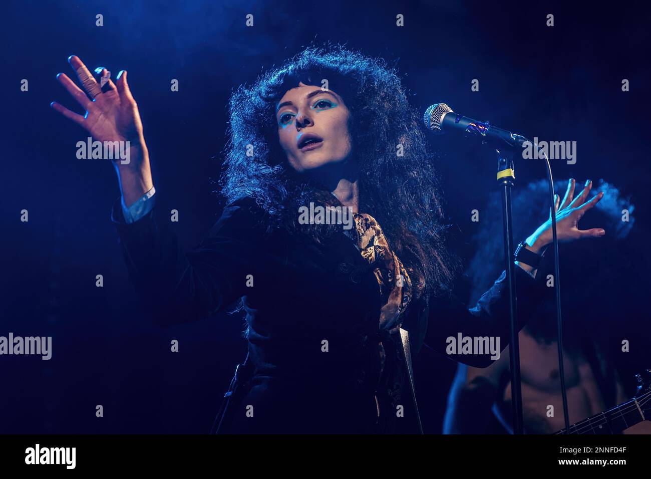 BARCELONA - FEB 15: Starbenders (band) perform on stage at Apolo stage ...