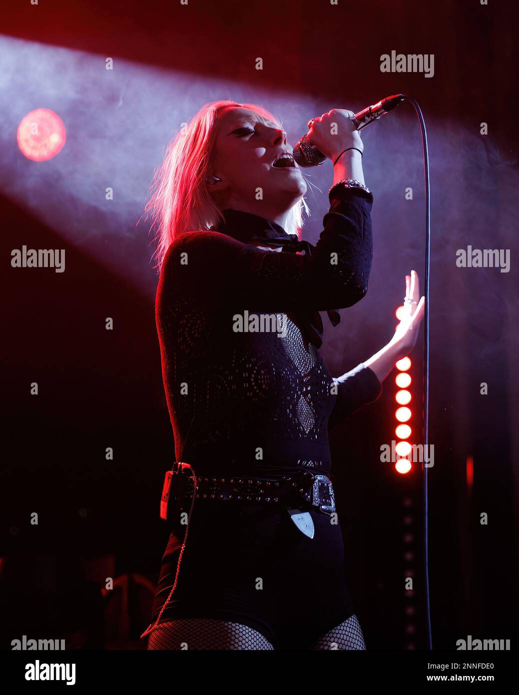 BARCELONA - FEB 15: Yonaka (band) on stage at Apolo stage on February ...