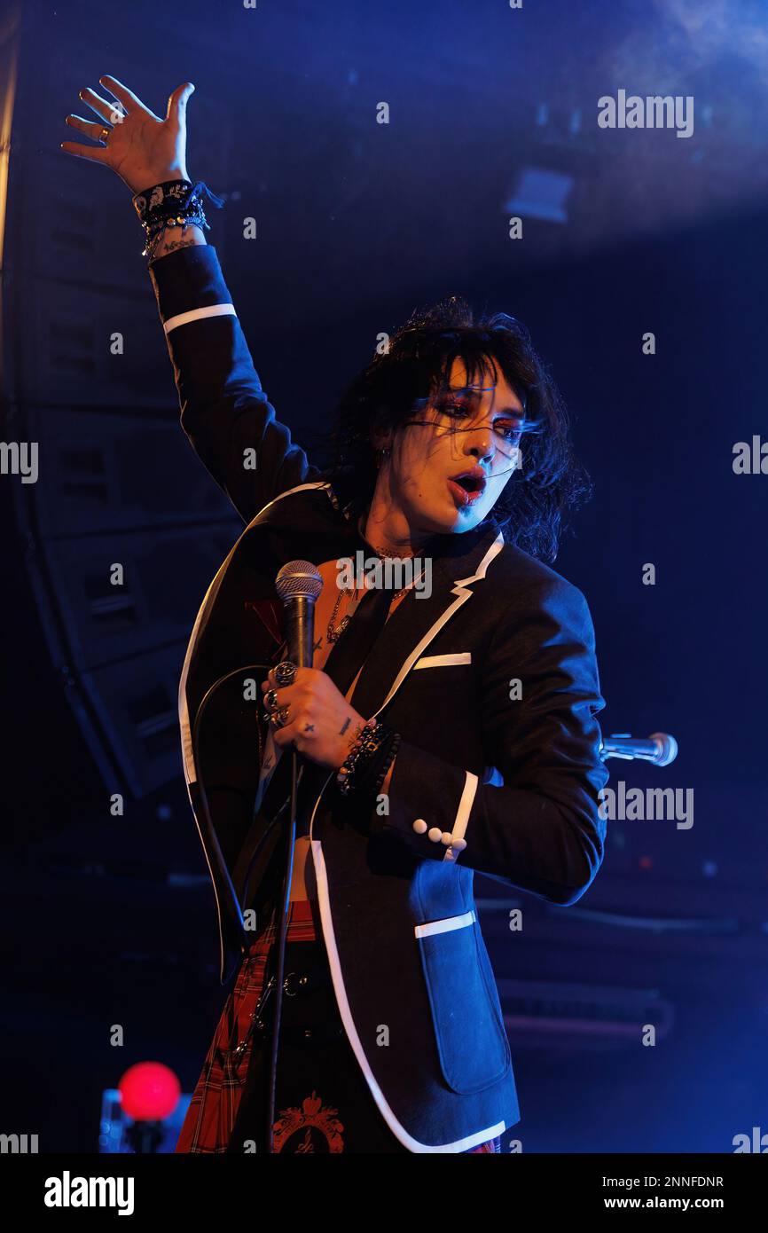 BARCELONA - FEB 15: Palaye Royale (band) on stage at Apolo stage on ...