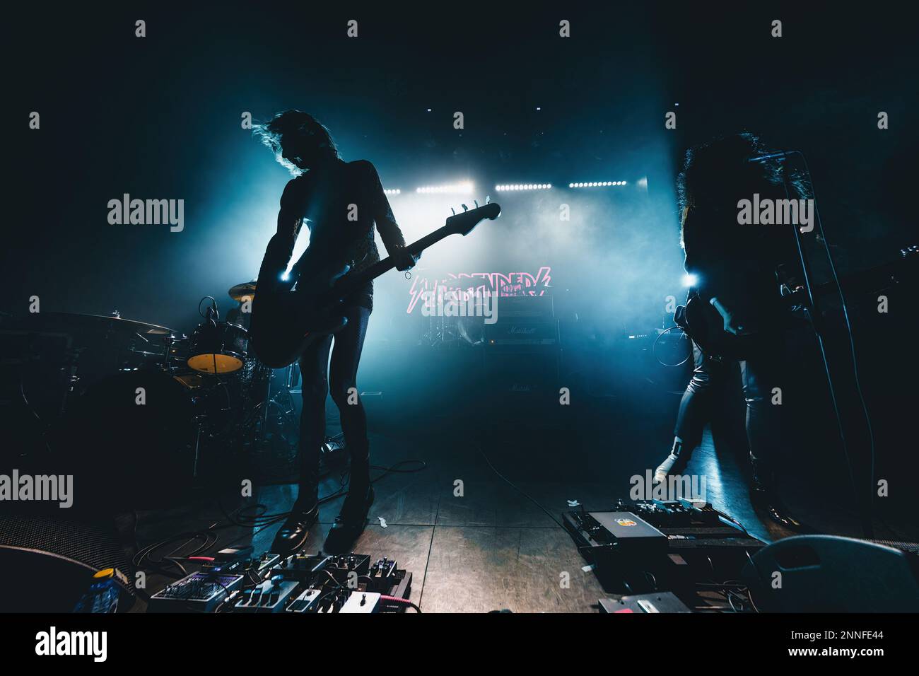 BARCELONA - FEB 15: Starbenders (band) perform on stage at Apolo stage ...