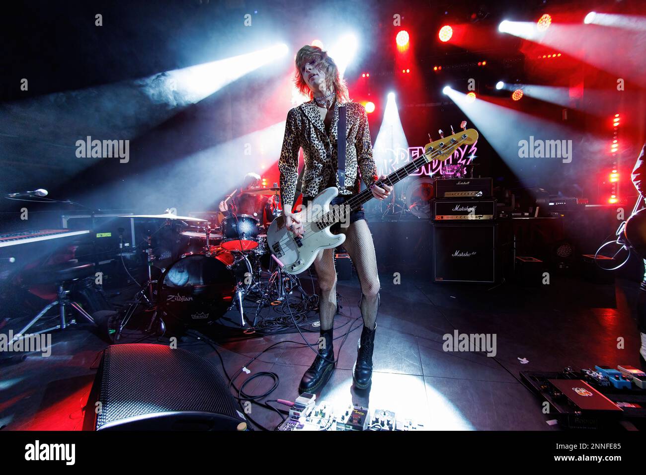 BARCELONA - FEB 15: Starbenders (band) perform on stage at Apolo stage ...