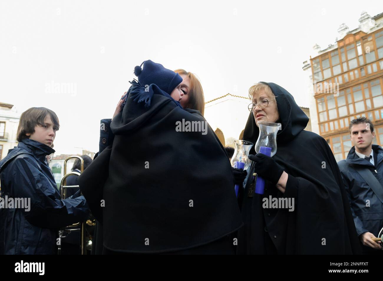 Holy Week in Zamora, Spain, procession of the Ladies of the Virgin of ...