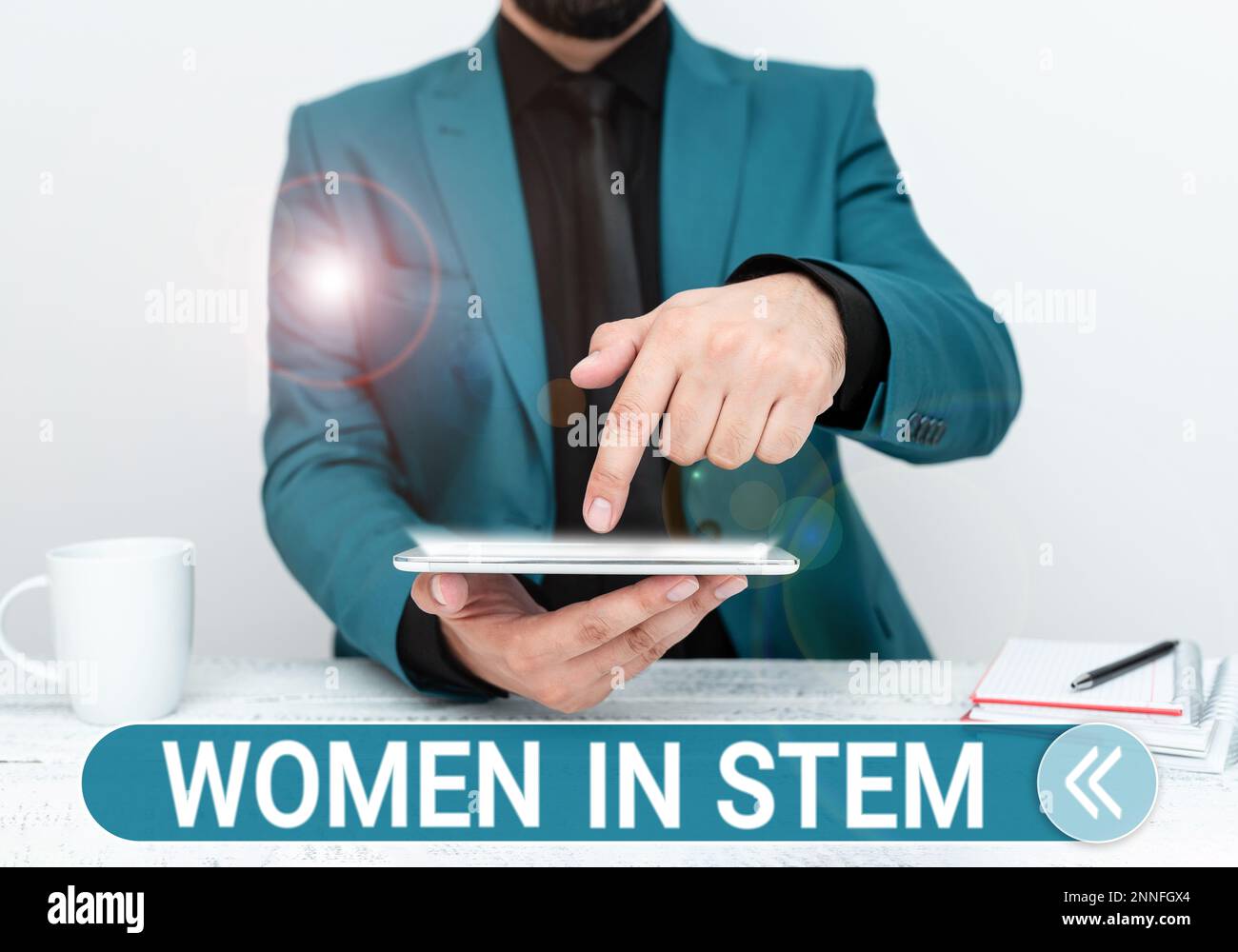 Conceptual caption Women In Stem. Business idea Science Technology ...