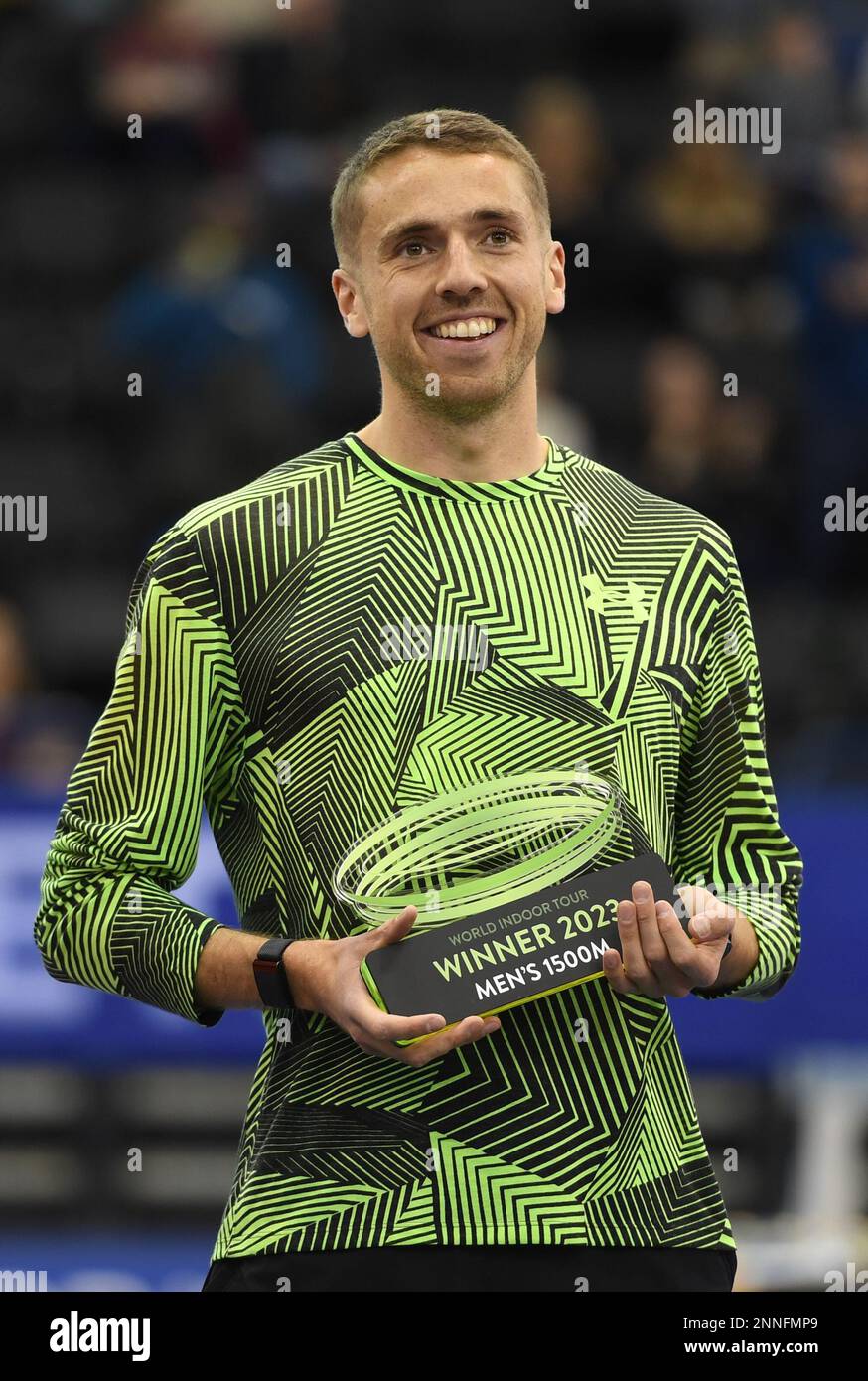Birmingham, England. 25 February, 2023. Neil Gourley wins the men’s ...