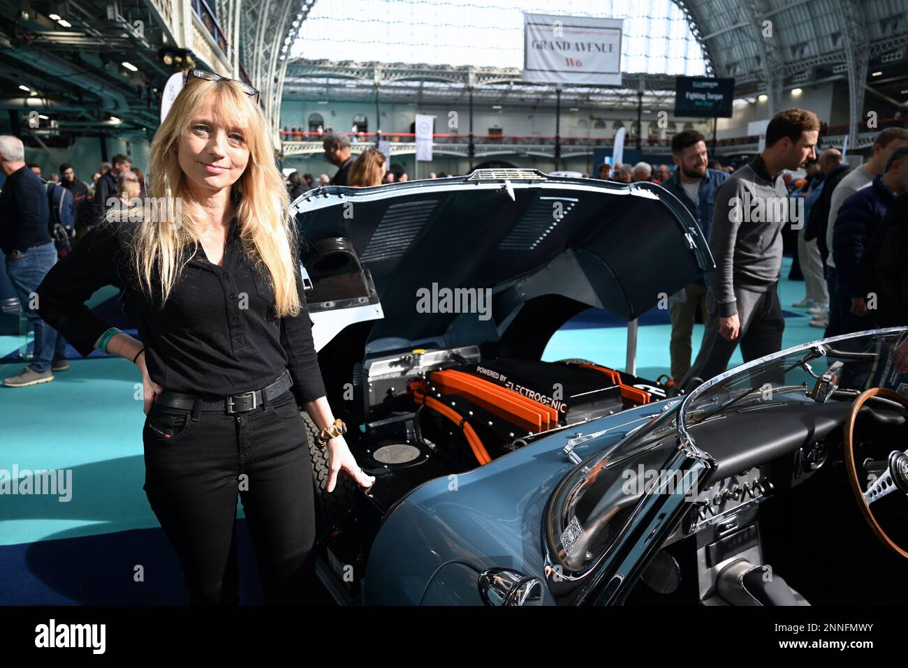 Converting classic cars to electric hi-res stock photography and images ...