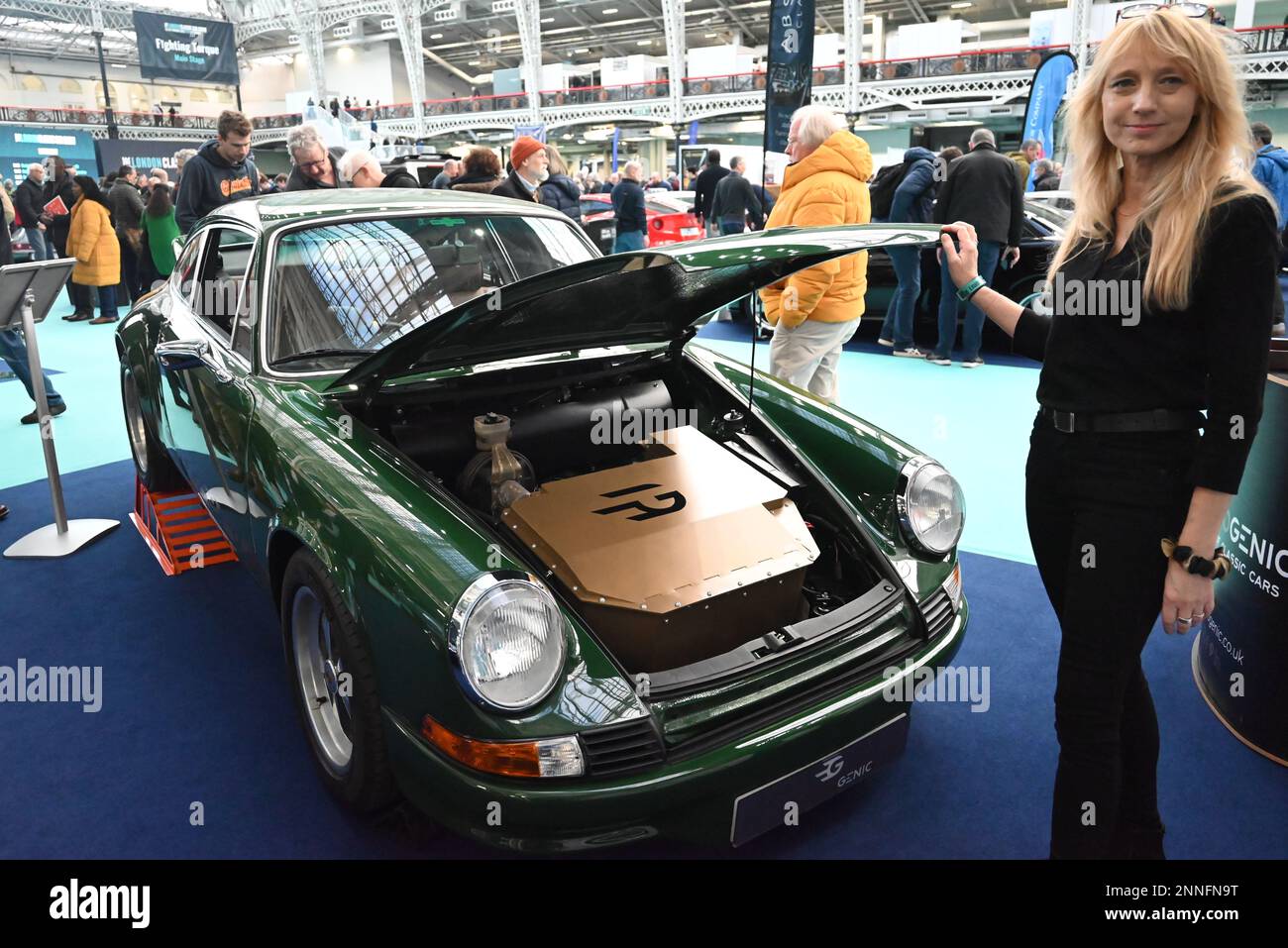 Converting classic cars to electric hi-res stock photography and images ...