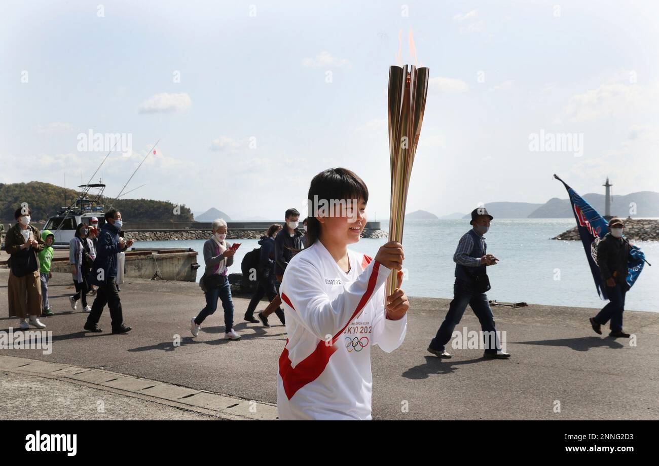 Kozue Iwanaka, who was the only junior high school student in Yoshima ...