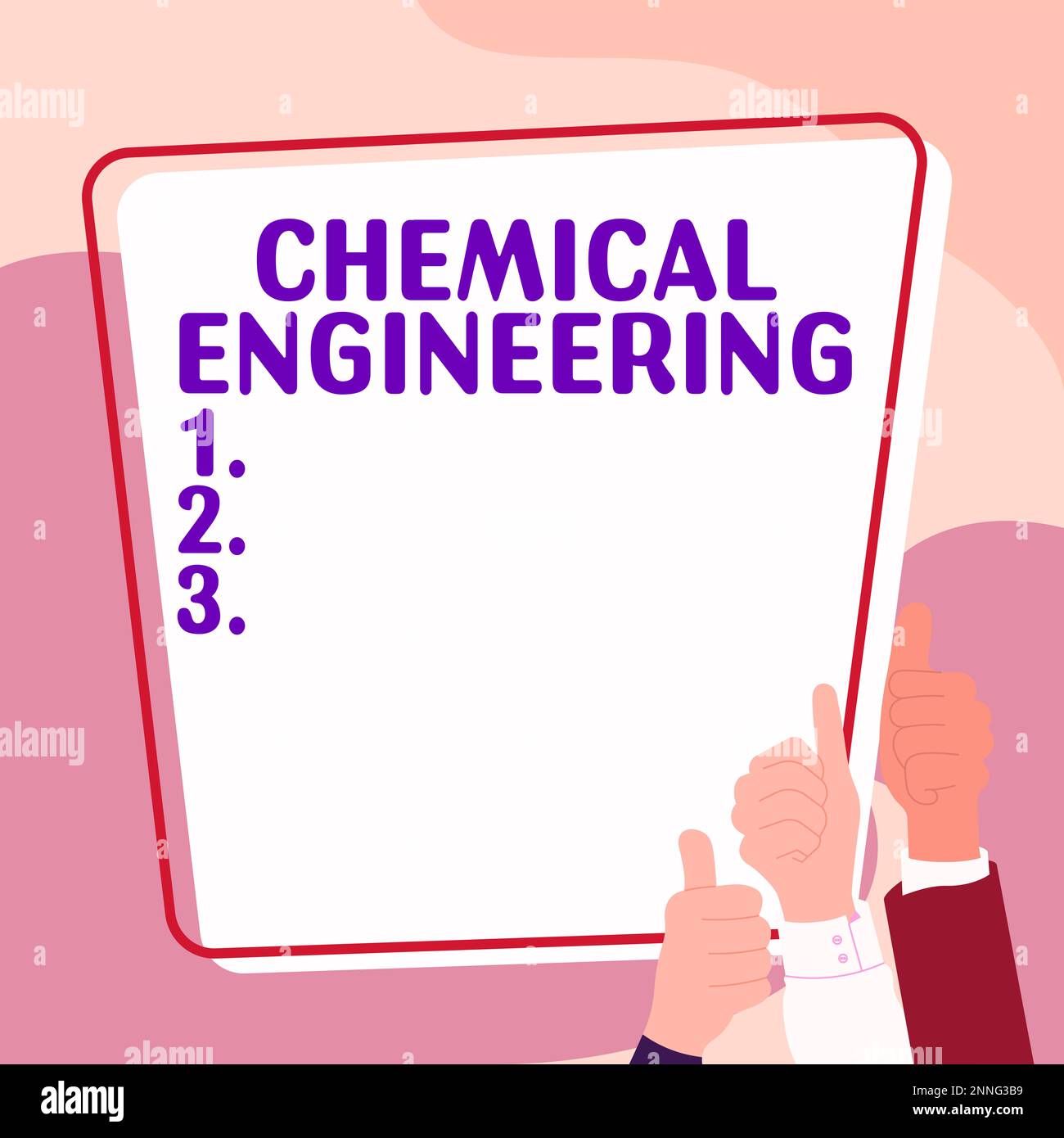 Hand writing sign Chemical Engineering. Conceptual photo developing ...