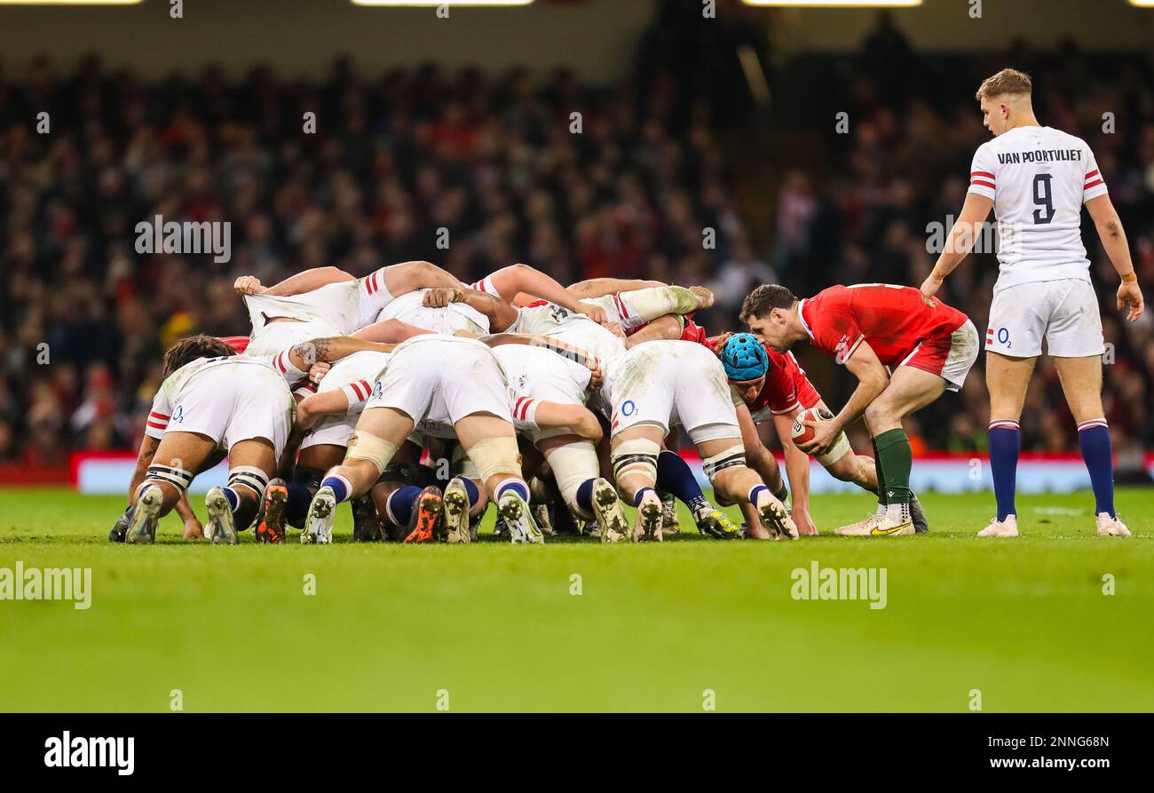 25th February 2023; Principality Stadium, Cardiff, Wales: Six Nations ...