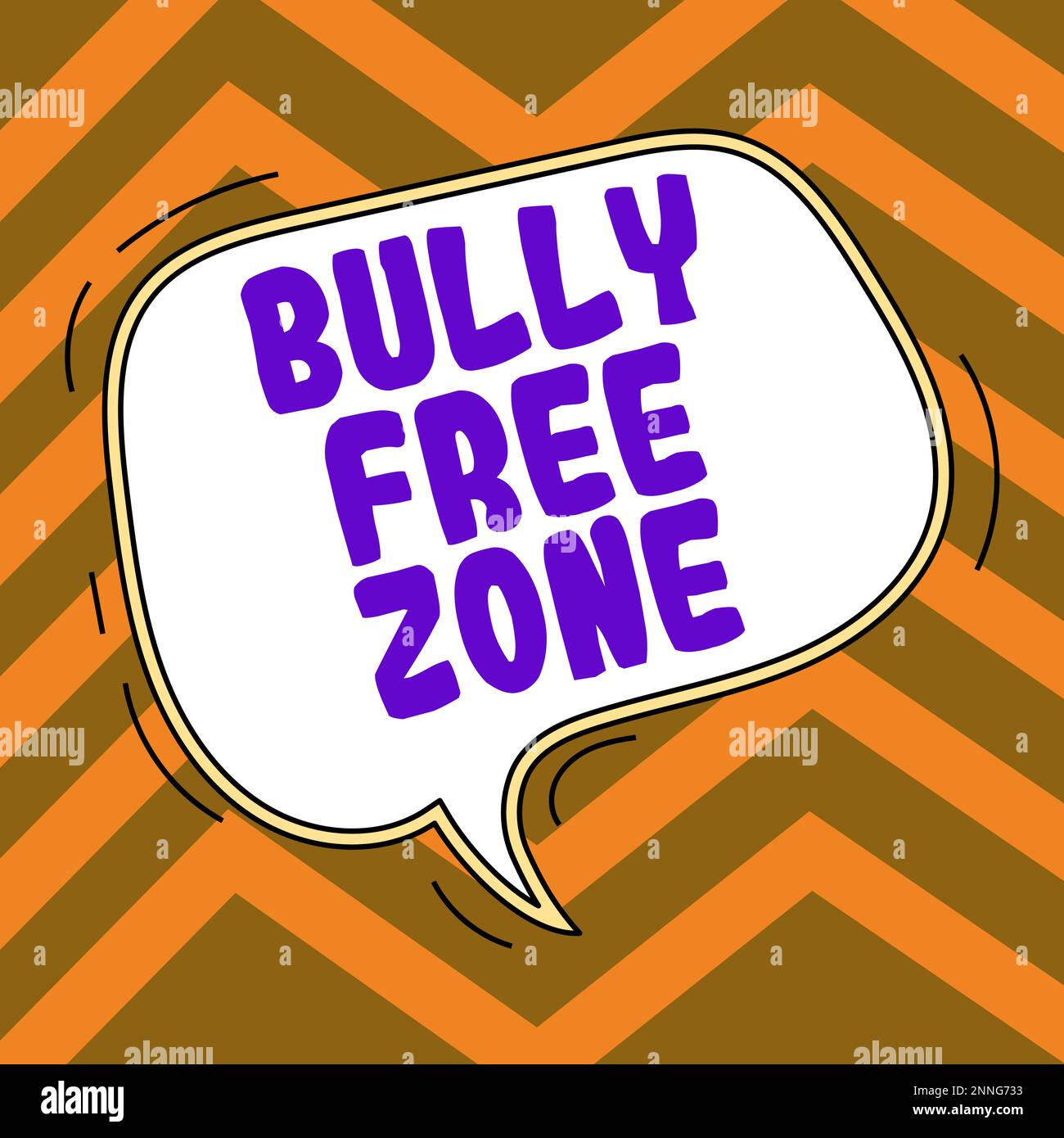 Writing displaying text Bully Free Zone. Conceptual photo Be respectful ...