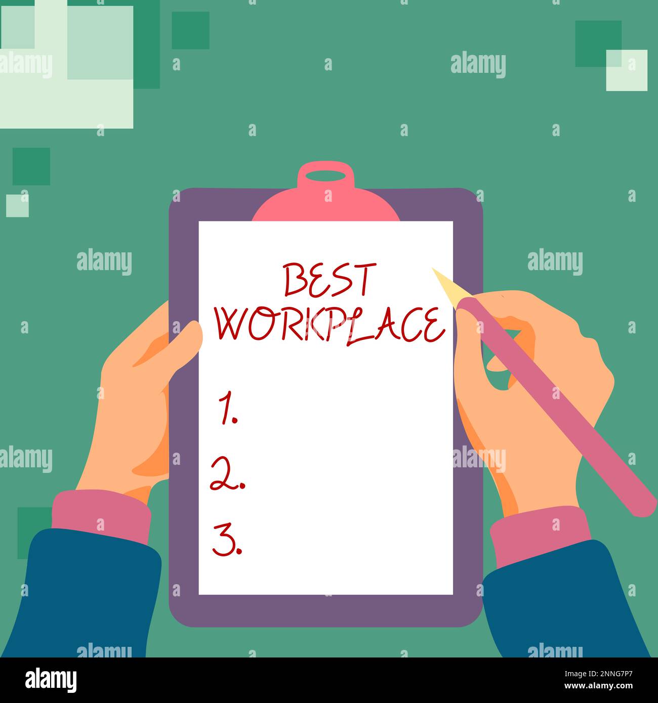 Hand writing sign Best Workplace. Business concept Ideal company to ...