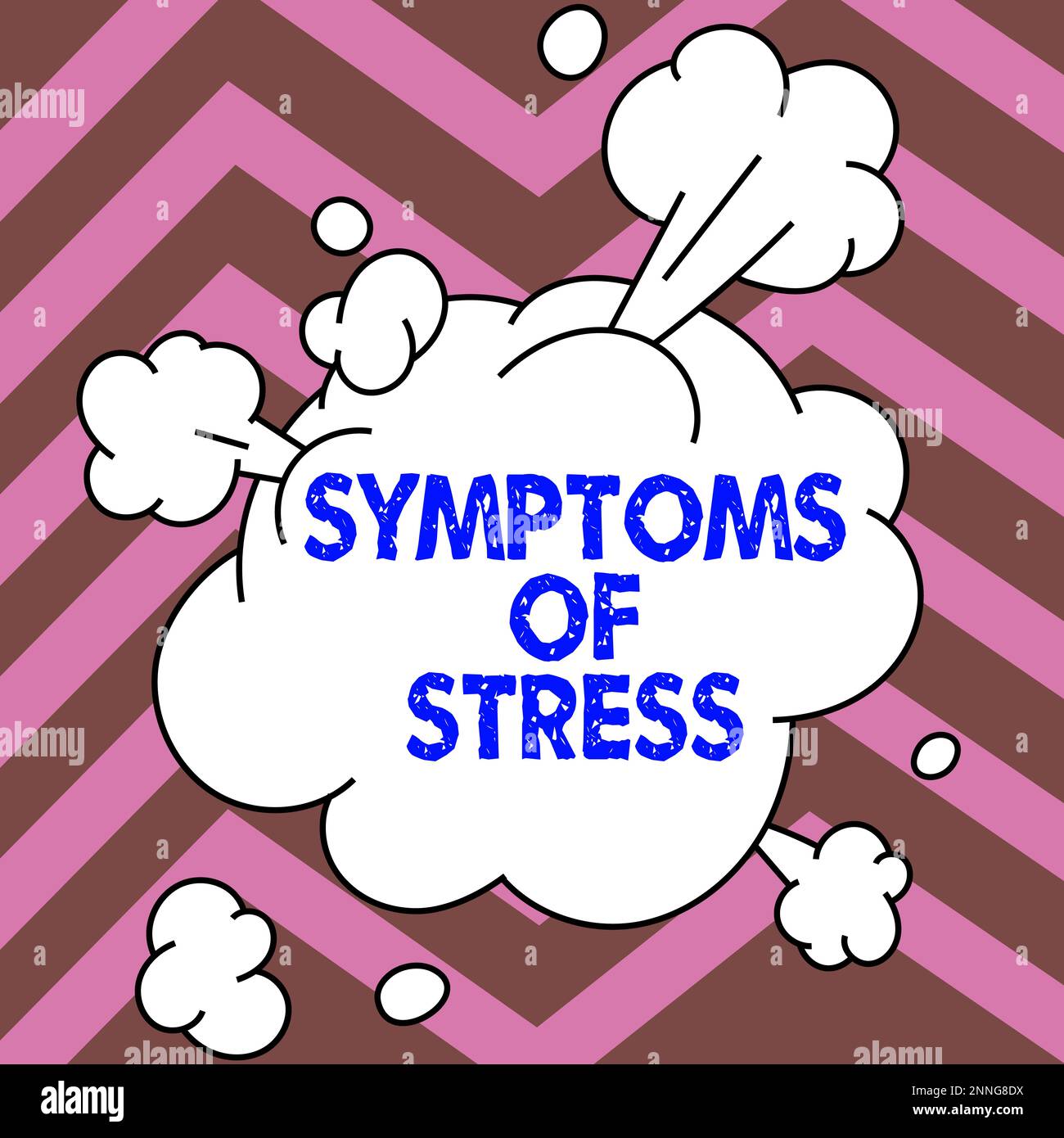 Inspiration showing sign Symptoms Of Stress. Conceptual photo serving ...