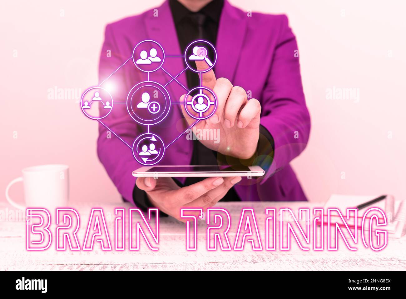 Text showing inspiration Brain Training. Word Written on mental ...