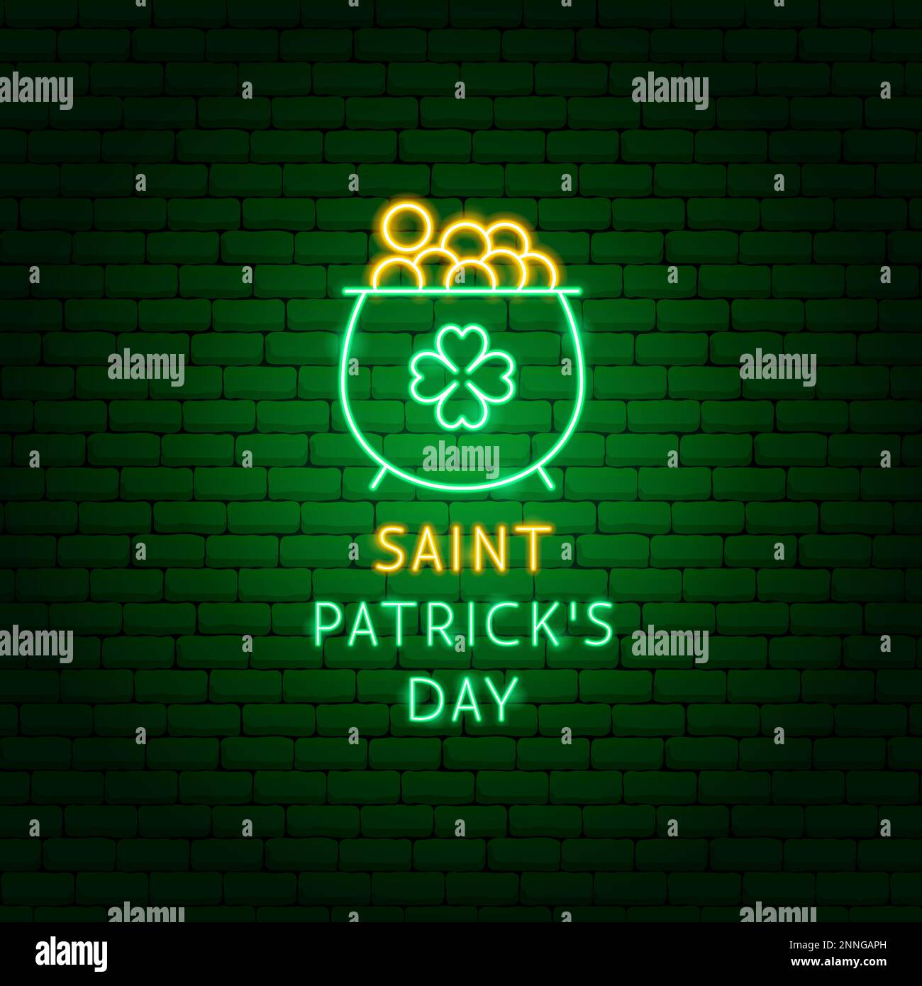St patricks day cauldron Stock Vector Images - Alamy