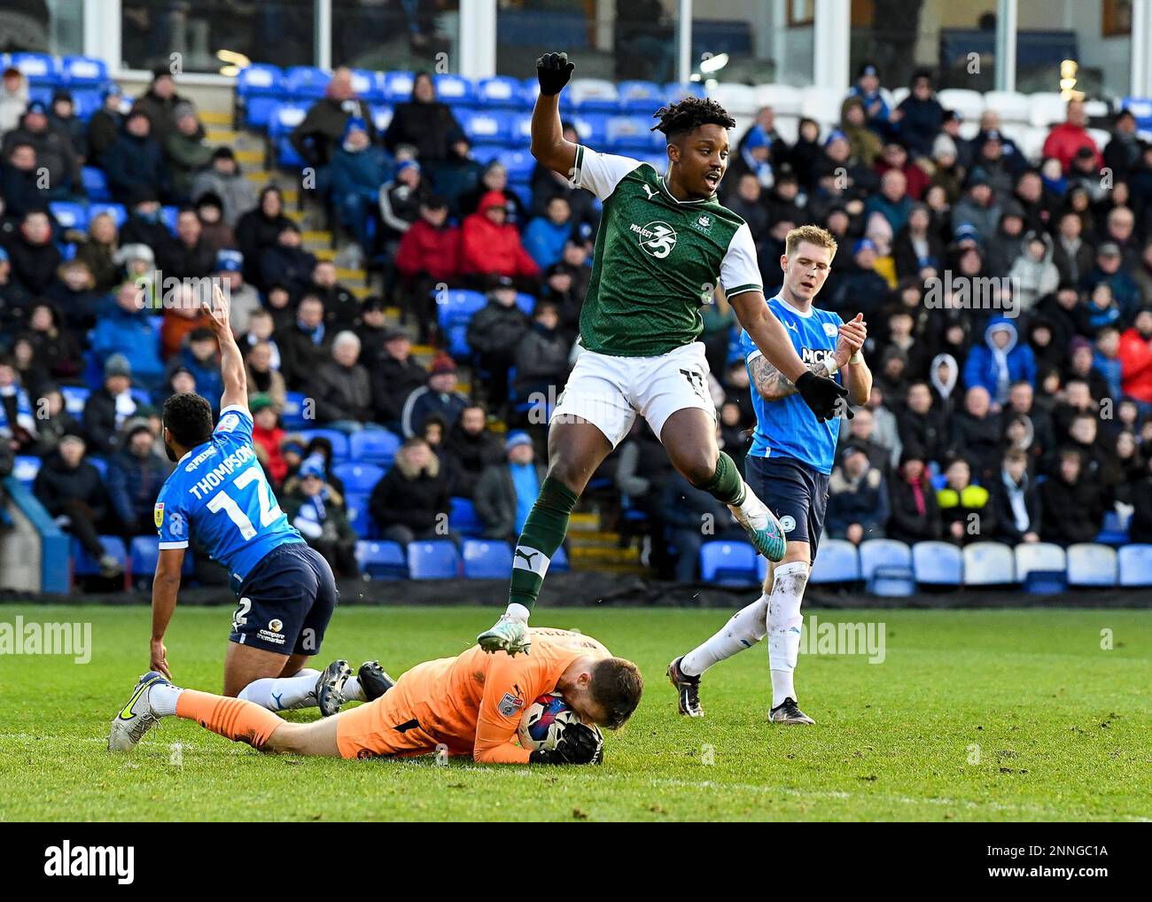 Peterborough united goalkeeper hi-res stock photography and images - Alamy