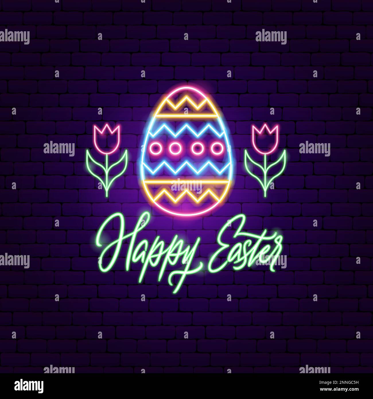 Spring easter background tulip Stock Vector Images - Alamy