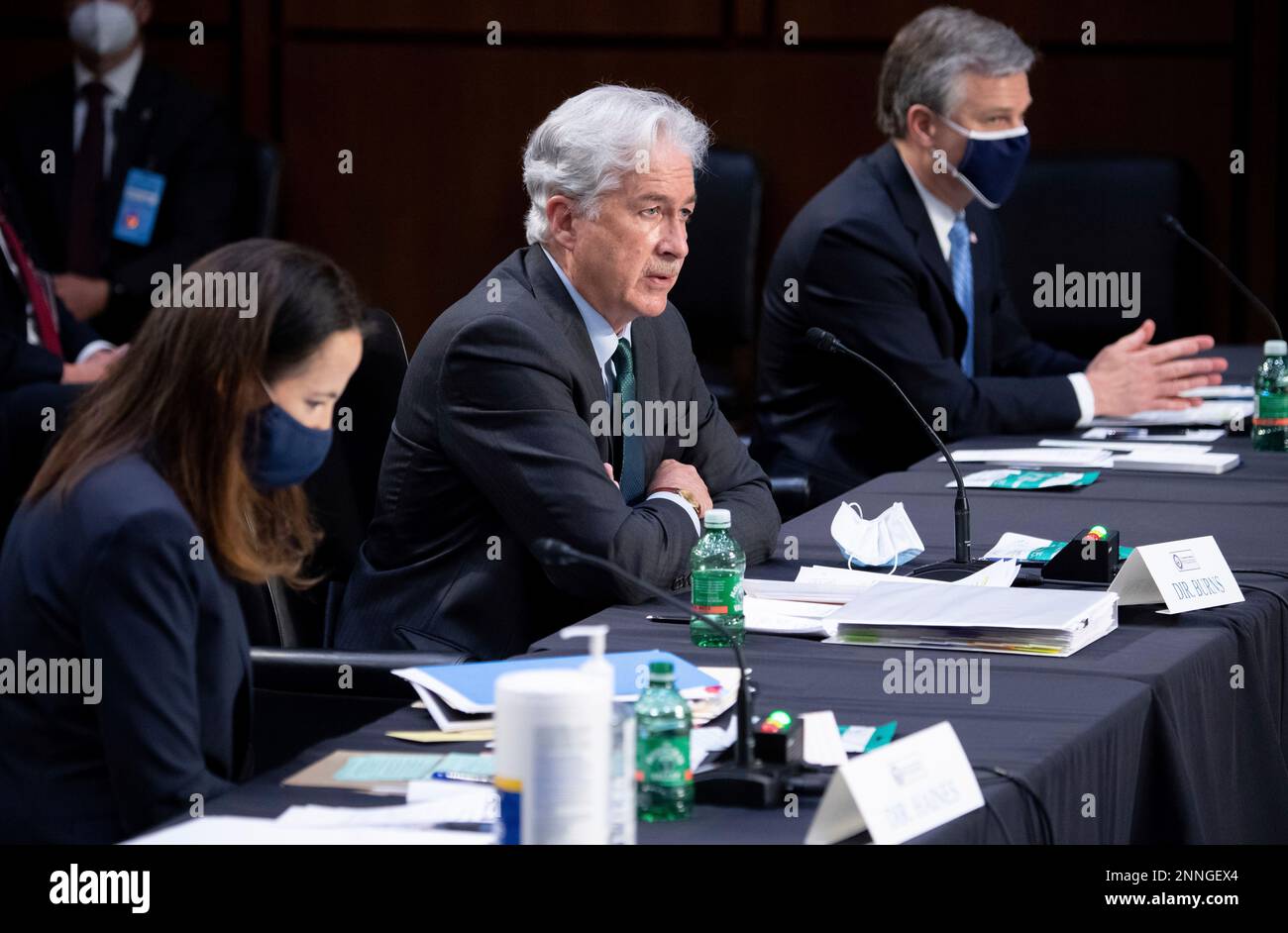 CIA Director William Burns testifies during a Senate Select Committee ...