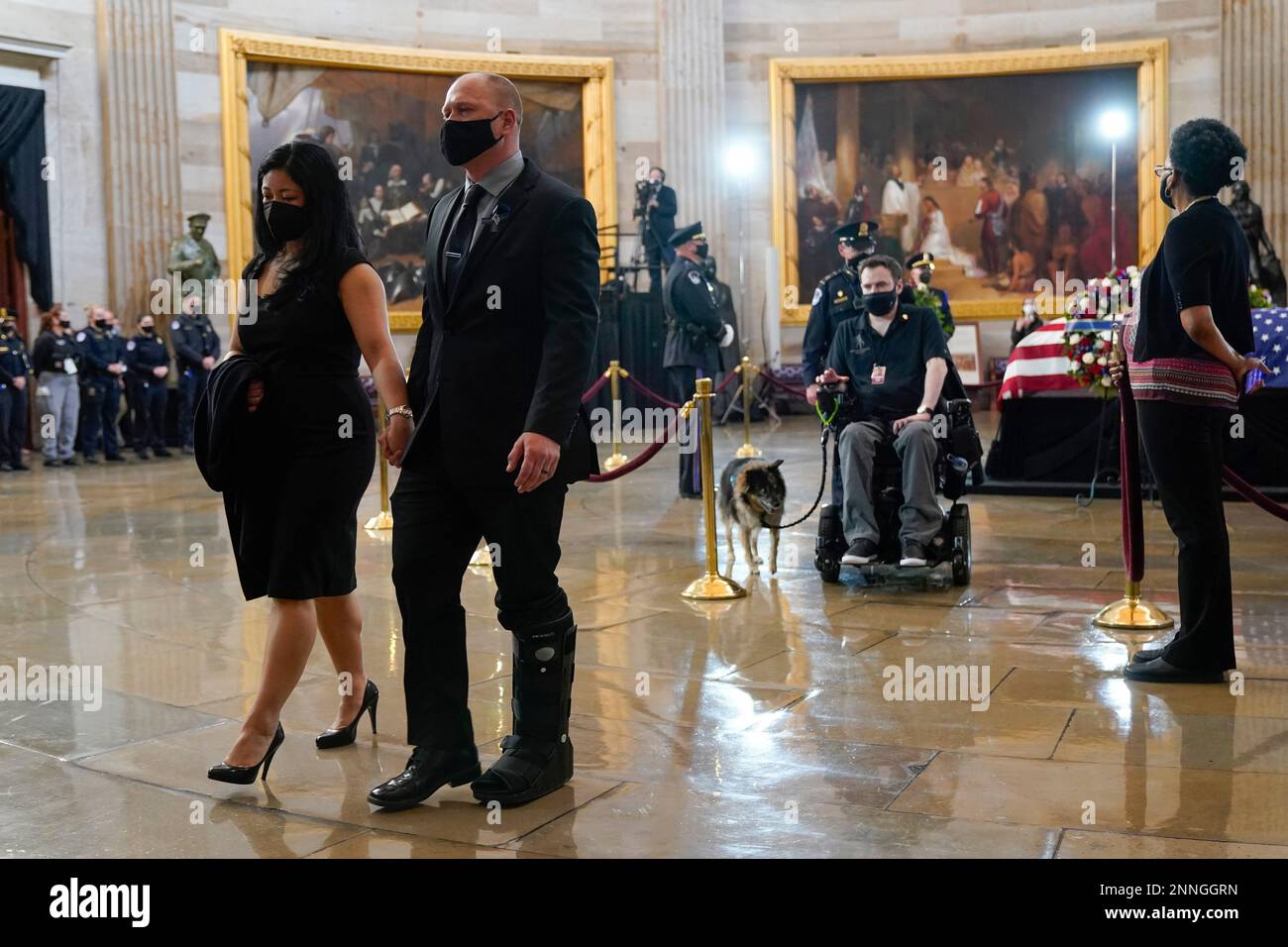 U.S. Capitol Police officer Ken Shaver, who was injured in the attack ...