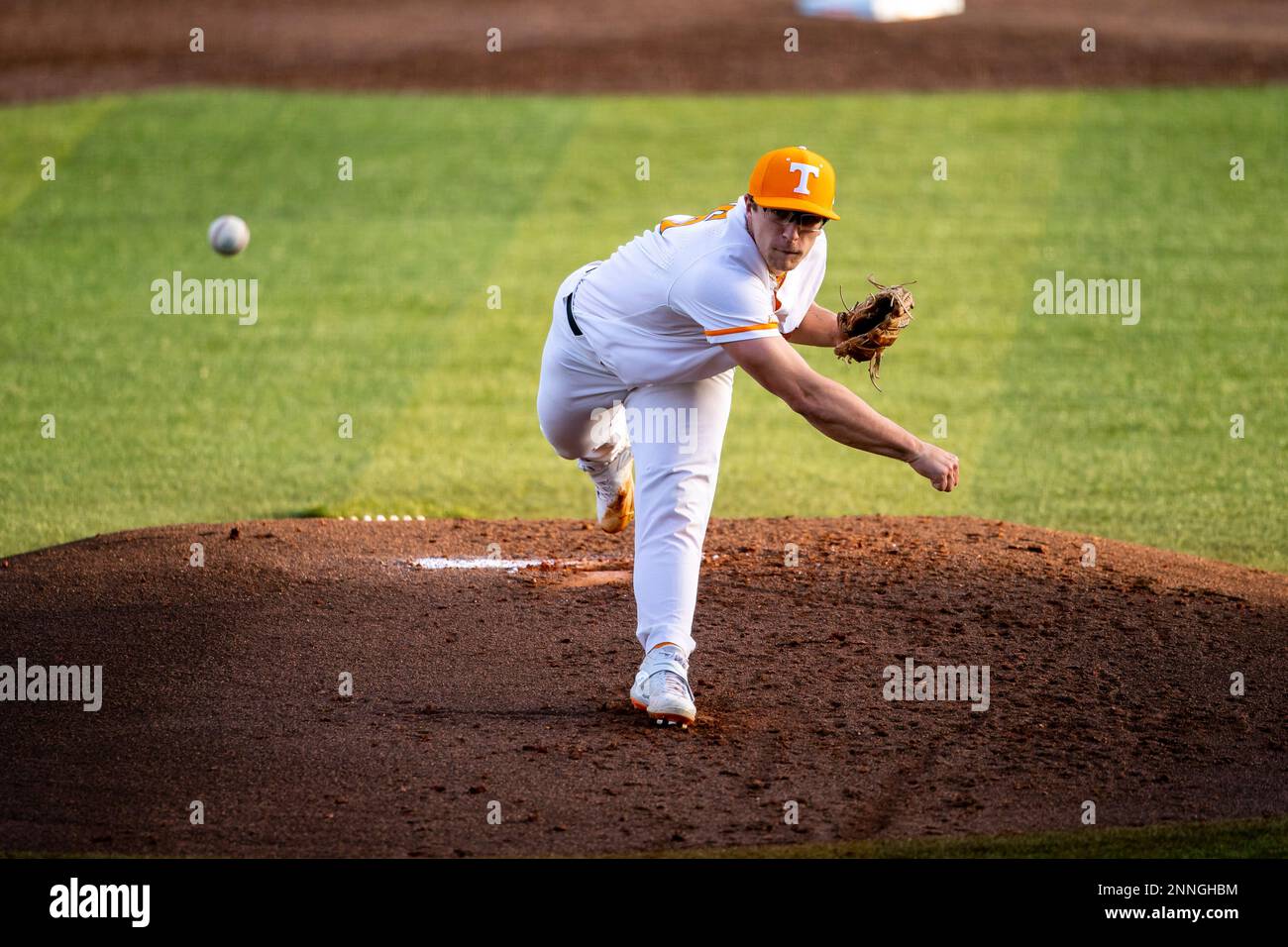 Tennessee Volunteers starting pitcher Chad Dallas (36) delivers a pitch ...