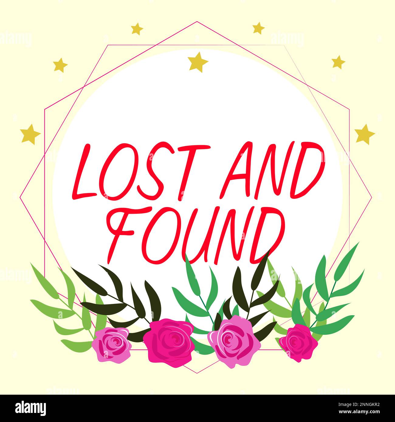 Hand writing sign Lost And Found. Business overview Place where you can ...