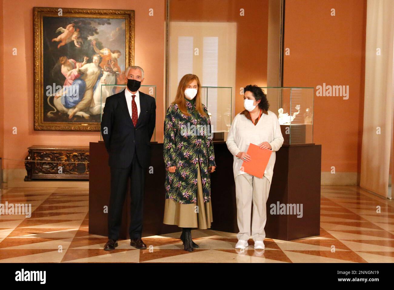 Francesca Thyssen during the presentation of "Treasures from the ...