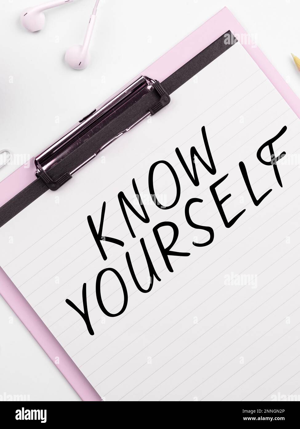 Writing displaying text Know Yourself. Business showcase Find You ...