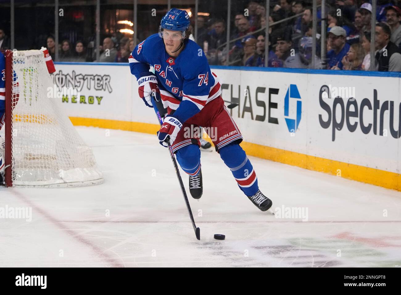 FILE -New York Rangers' Vitali Kravtsov (74) during the third period of ...