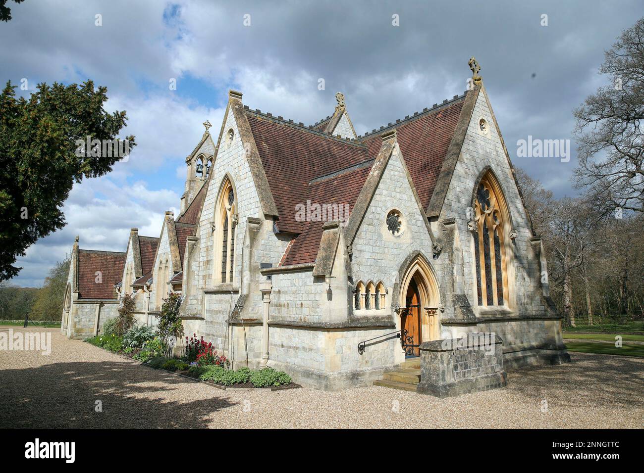 The Royal Chapel of All Saints at Royal Lodge, Windsor, following the ...