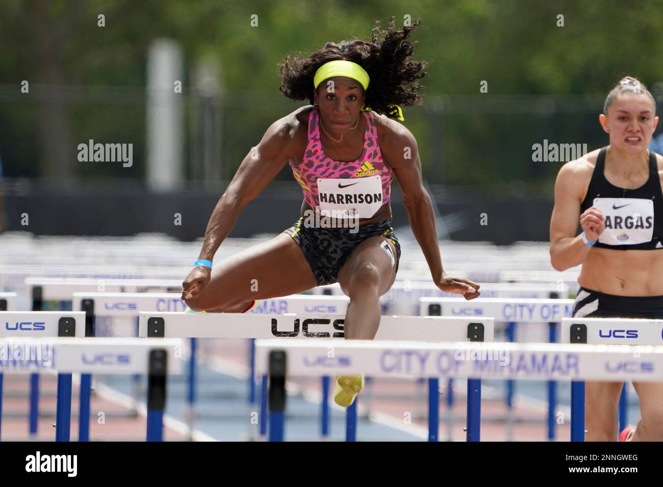 Kendra Harrison aka Keni Harrison (USA) wins the women's 100m hurdles ...