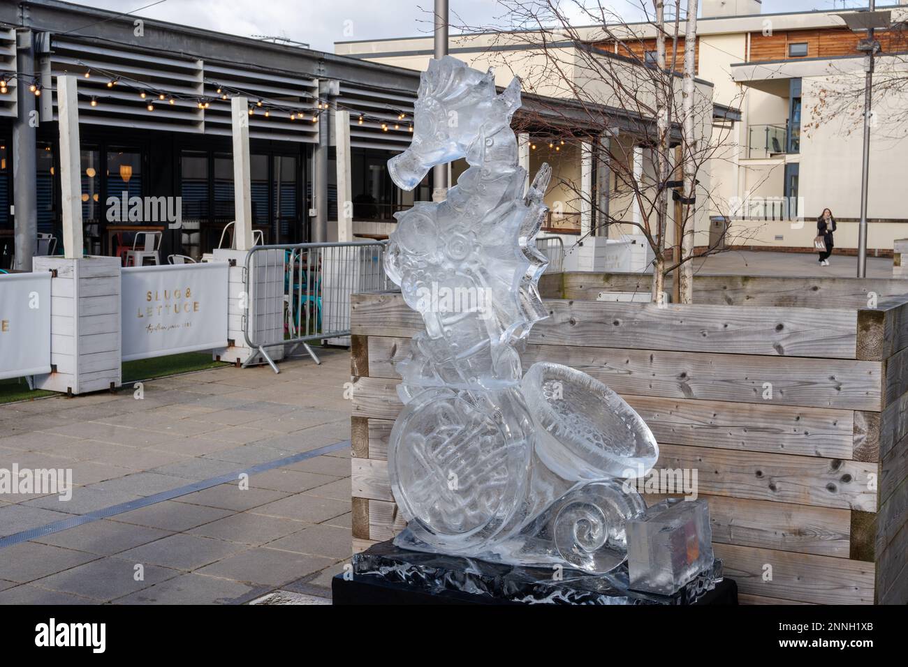 'Seahorn' sculpture as part of the Steampunk themed trail at the Fire ...