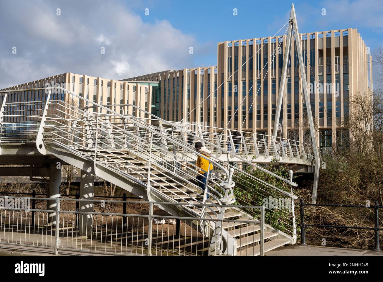 Waterside Building at The Sands in the city of Durham, UK, on the River ...