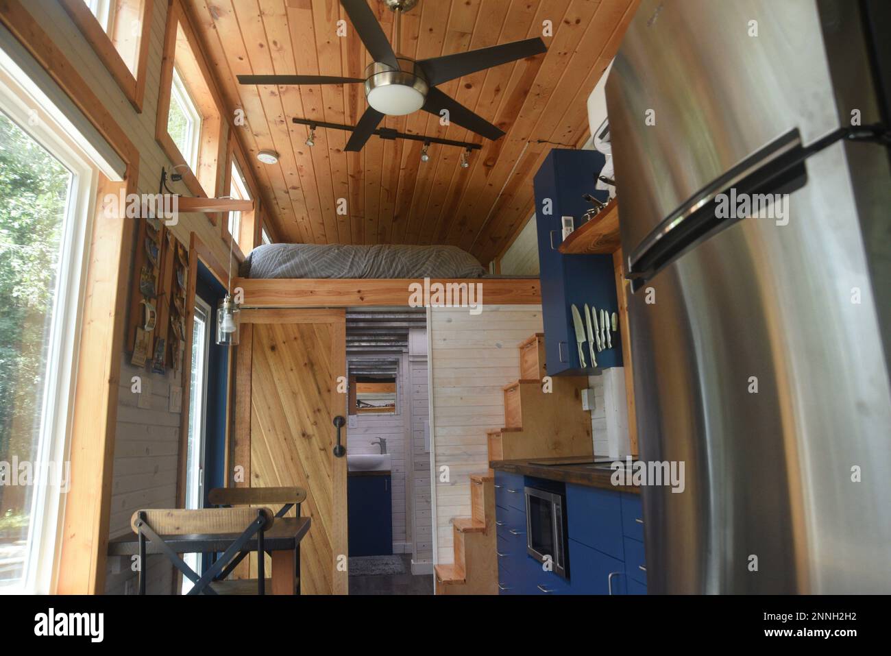 This photo shows the 221-square foot tiny house of Vicksburg native ...