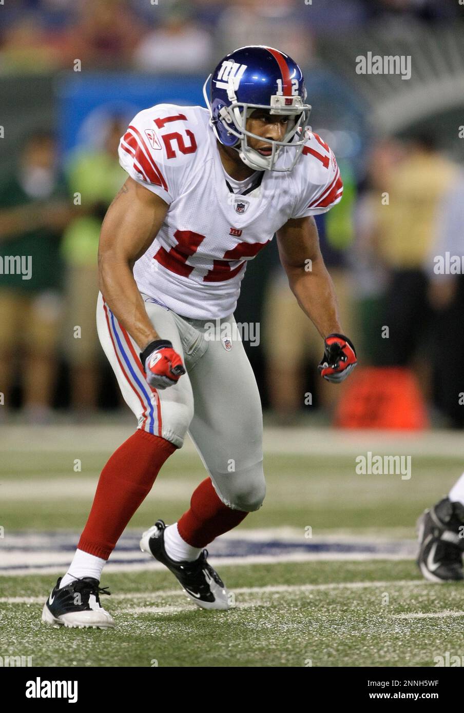 23 August 2008: New York Giants wide receiver Steve Smith (12) during a ...