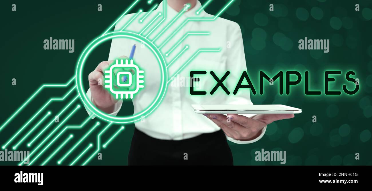 Text showing inspiration Examples. Conceptual photo photo Sample Model ...