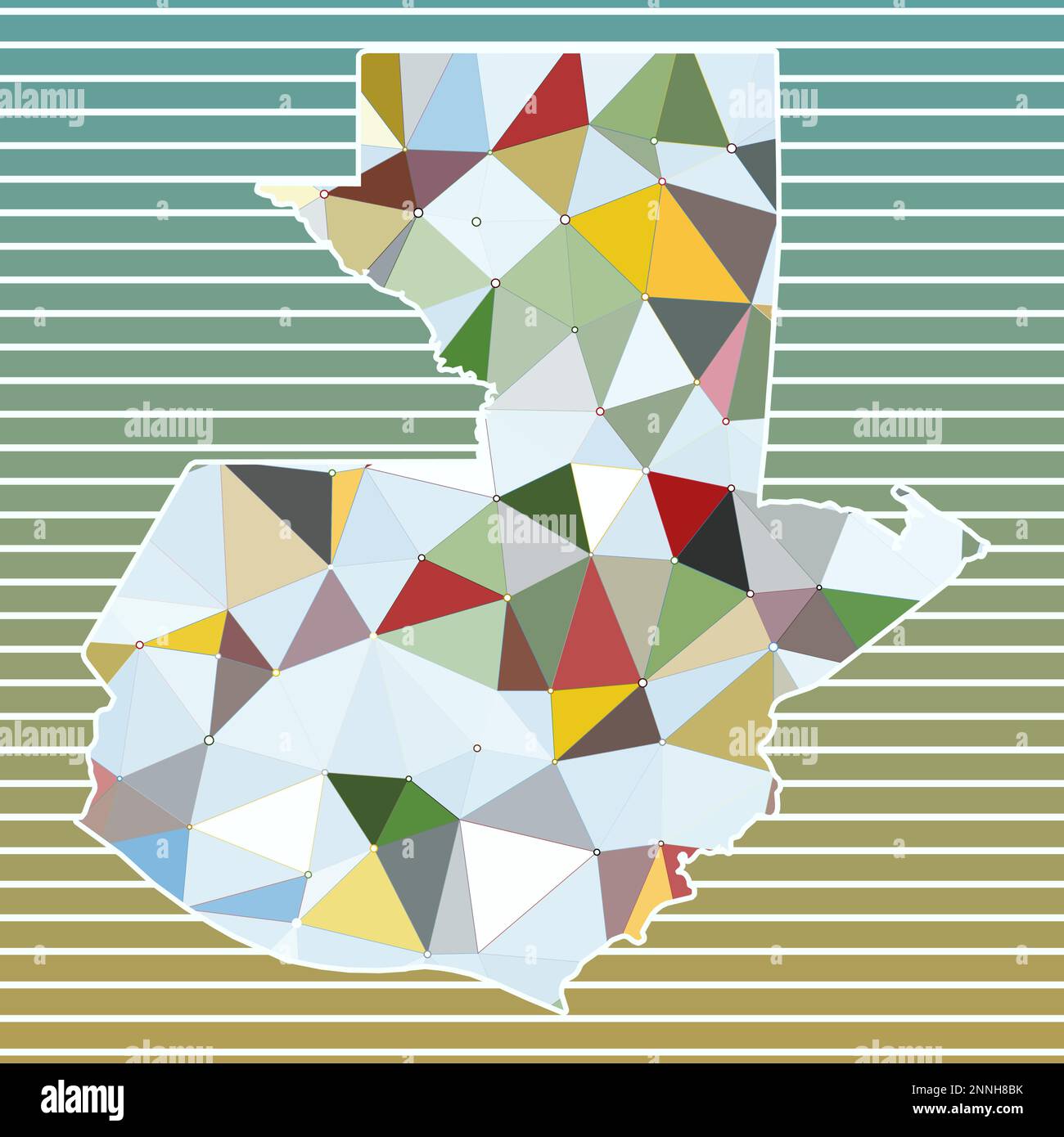 Guatemala vector illustration. Guatemala design on gradient stripes ...