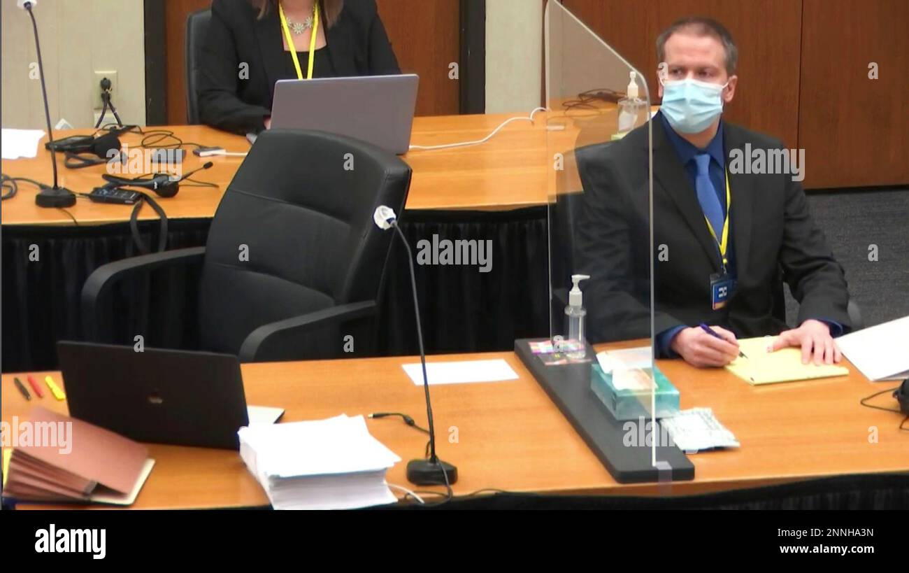 In this image taken from video, former Minneapolis police Officer Derek ...