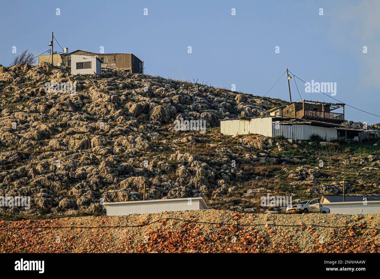 Nablus, Palestine. 25th Feb, 2023. General view of the Jewish Prakha ...