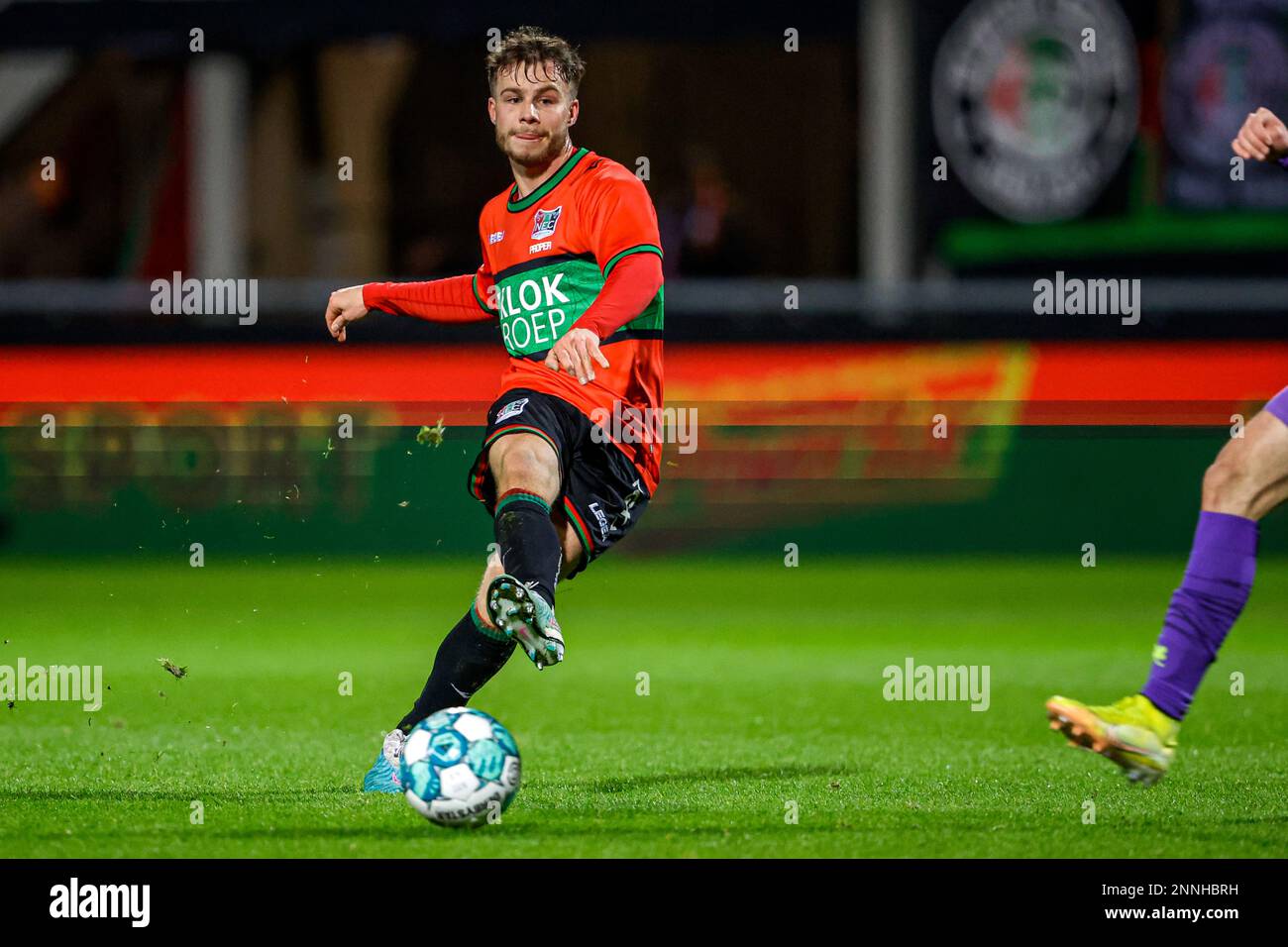 NIJMEGEN, NETHERLANDS - FEBRUARY 25: Dirk Proper of NEC Nijmegen during ...