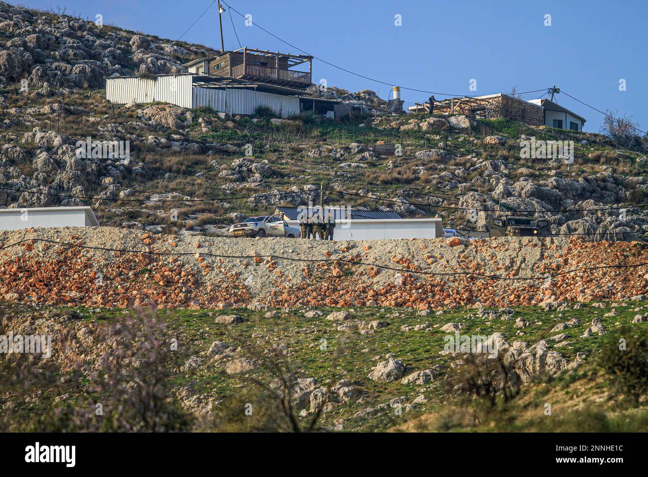 Nablus, Palestine. 25th Feb, 2023. General view of the Jewish Prakha ...