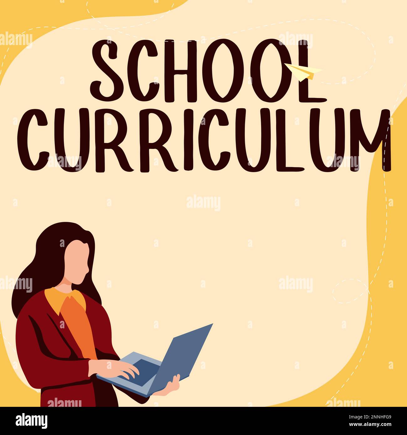 Conceptual display School Curriculum. Business idea designed to provide ...