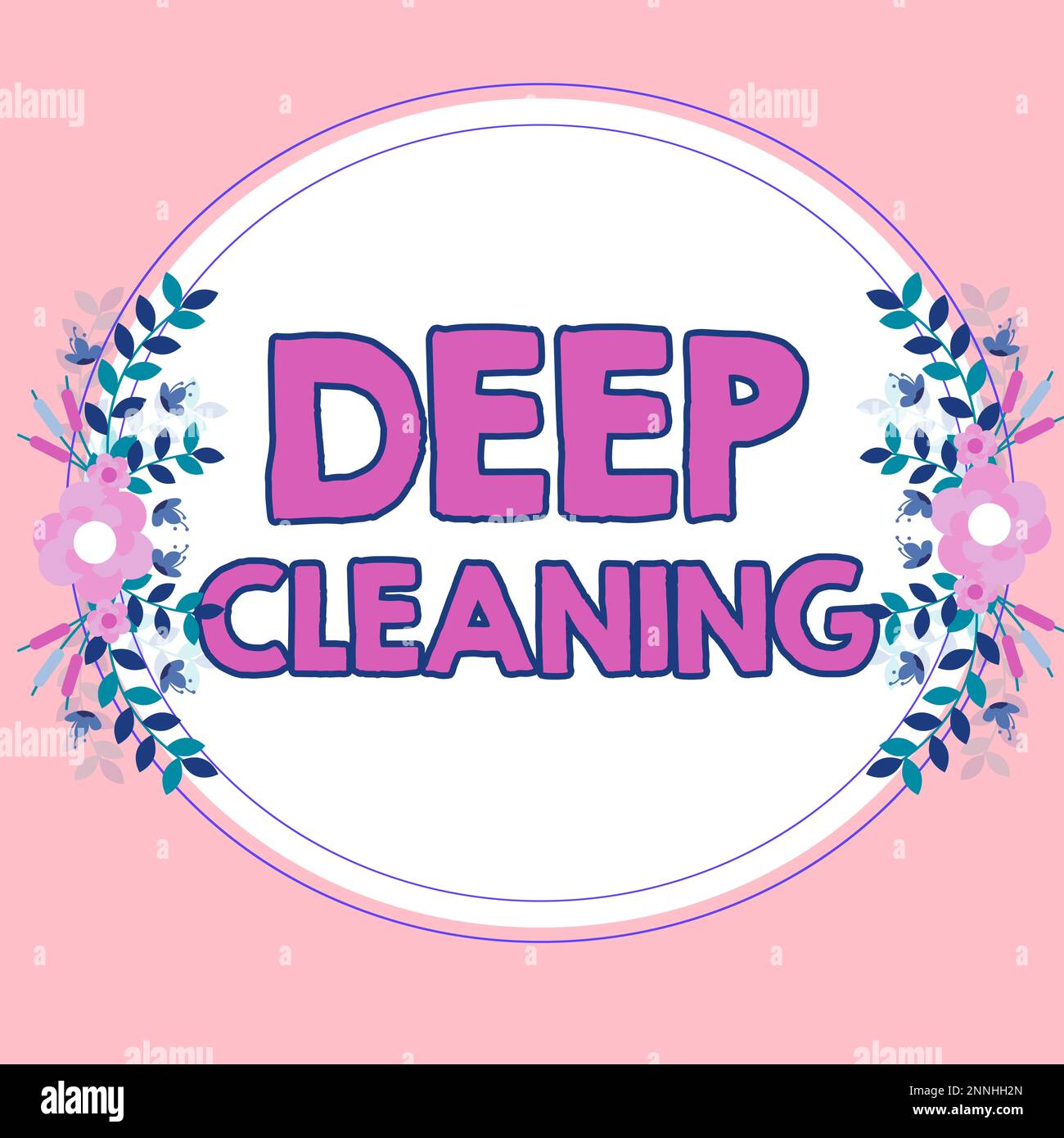 Text caption presenting Deep Cleaning. Business overview an act of ...