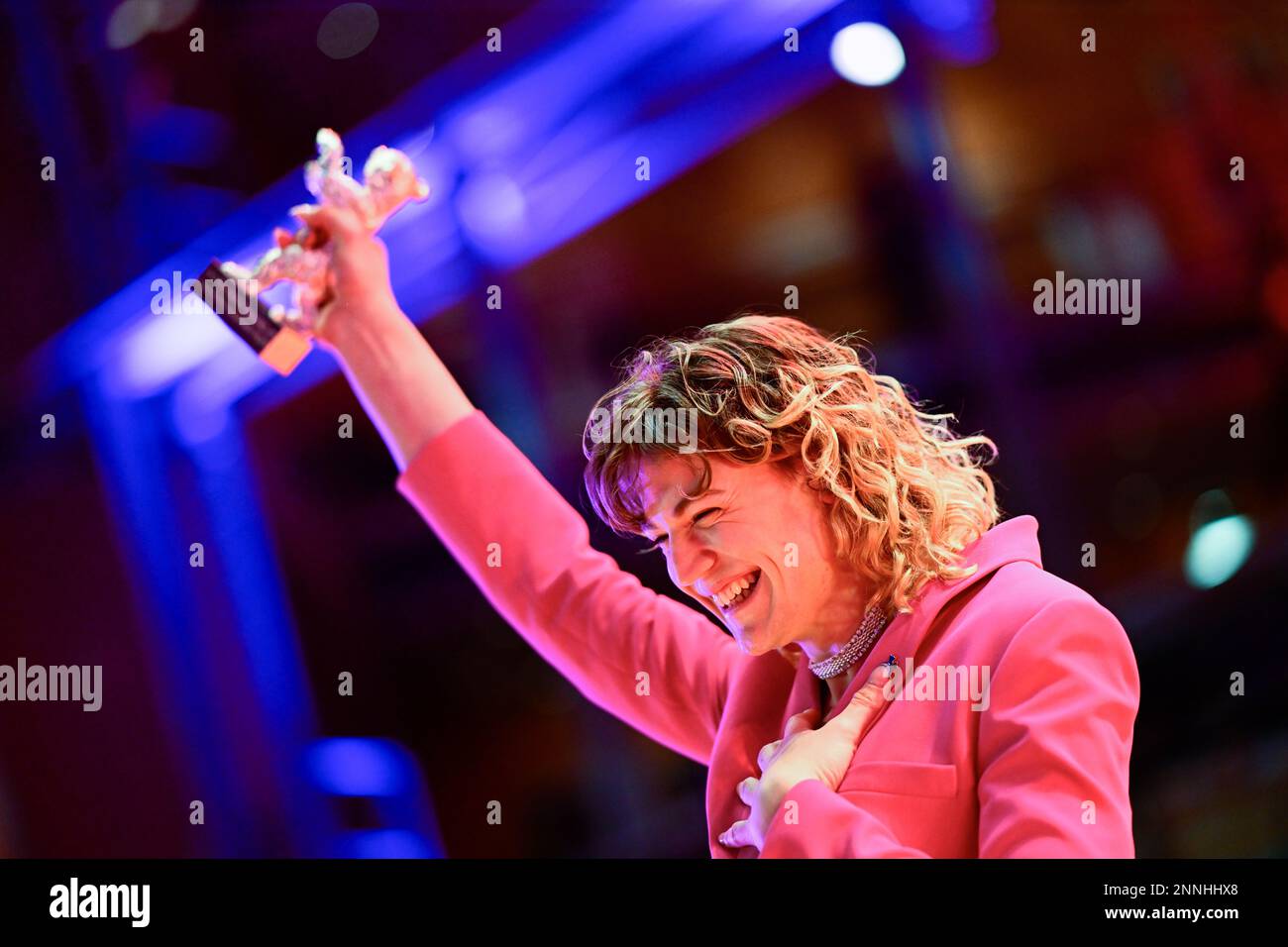 Berlin, Germany. 25th Feb, 2023. Thea Ehre, actress, is happy to ...