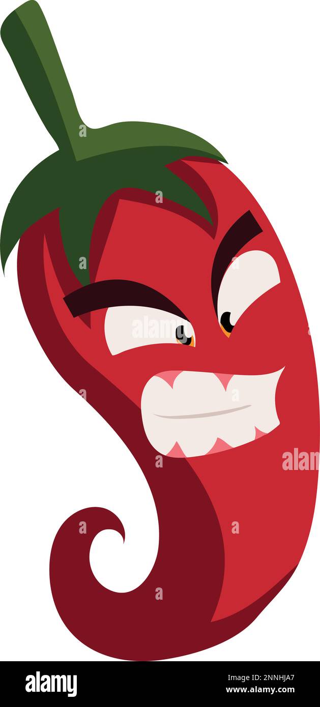 cartoon hot chili Stock Vector Image & Art - Alamy