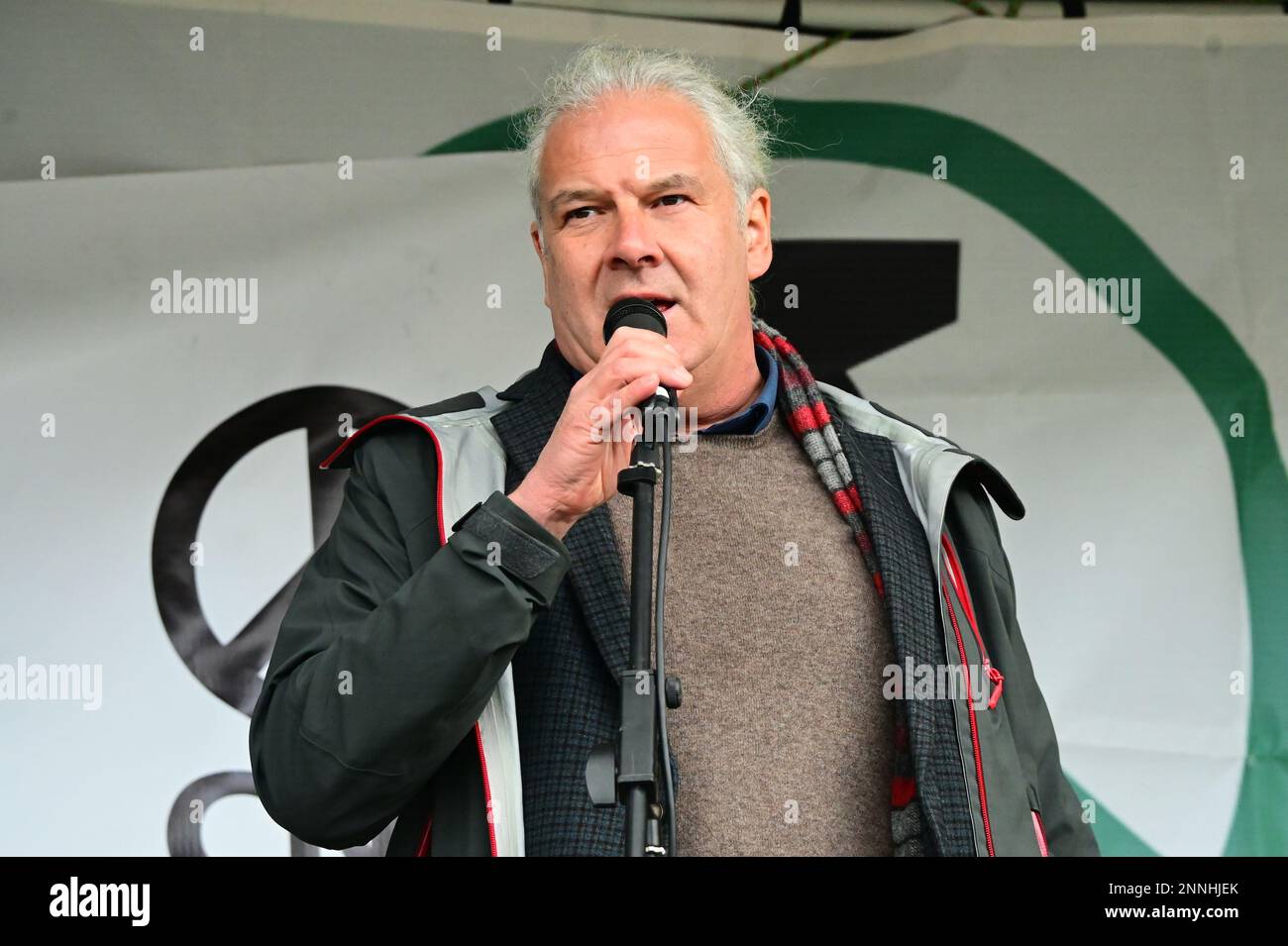25th February 2023. BBC HQ, London, UK. Speakers Andrej Hunko, German ...