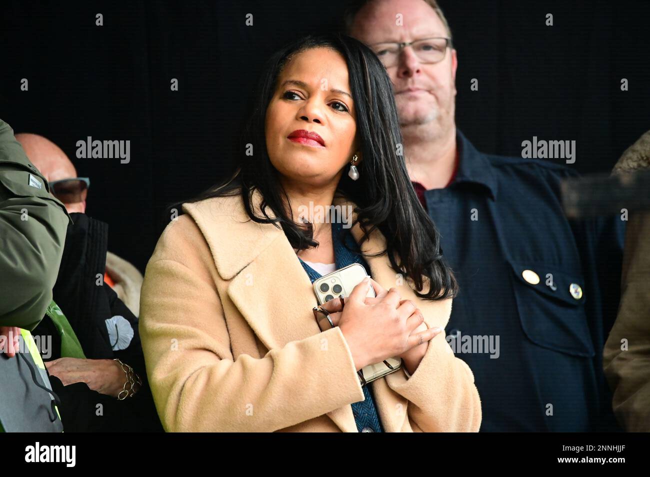 25th February 2023. BBC HQ, London, UK. Speakers Claudia Webbe MP at ...