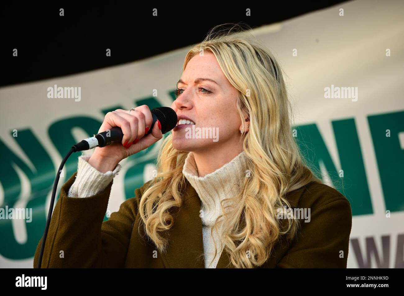 25th February 2023. BBC HQ, London, UK. Speakers Shelly Asquith, Stop ...