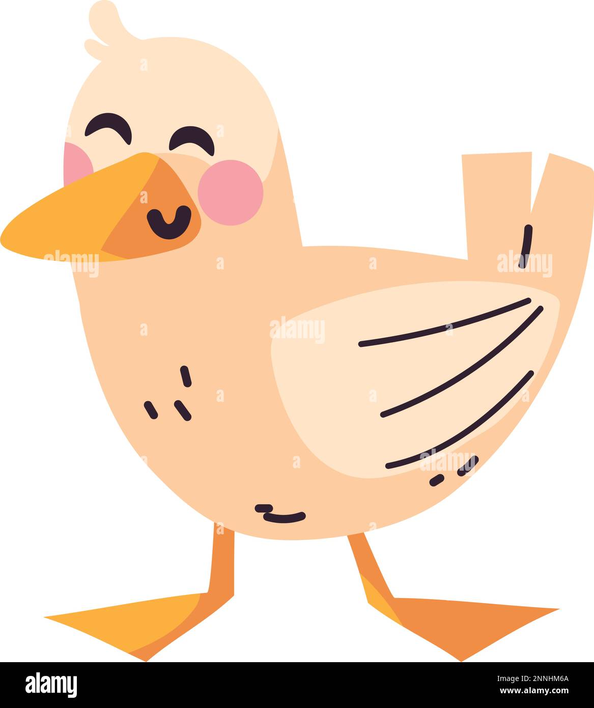 duck spring character Stock Vector Image & Art - Alamy